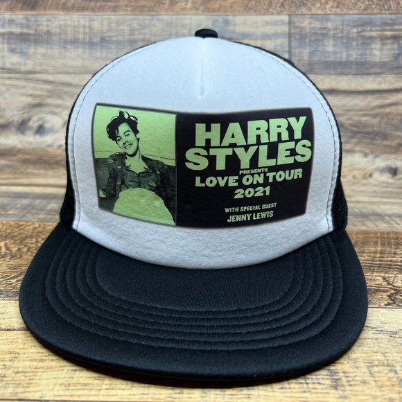 Unbranded | Accessories | Harry Styles Mens Trucker Hat Black Snapback ...